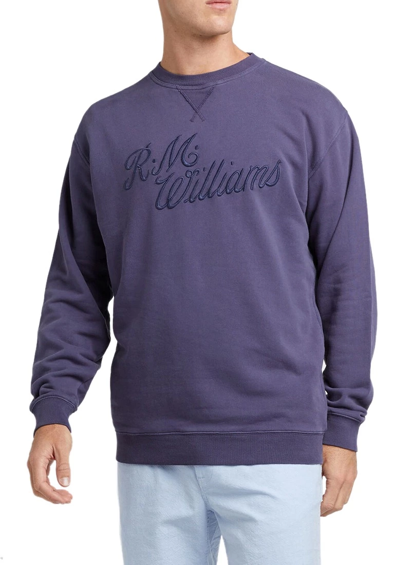 RM Williams Script Crew Neck Jumper | Buy Online at Mode.co.nz