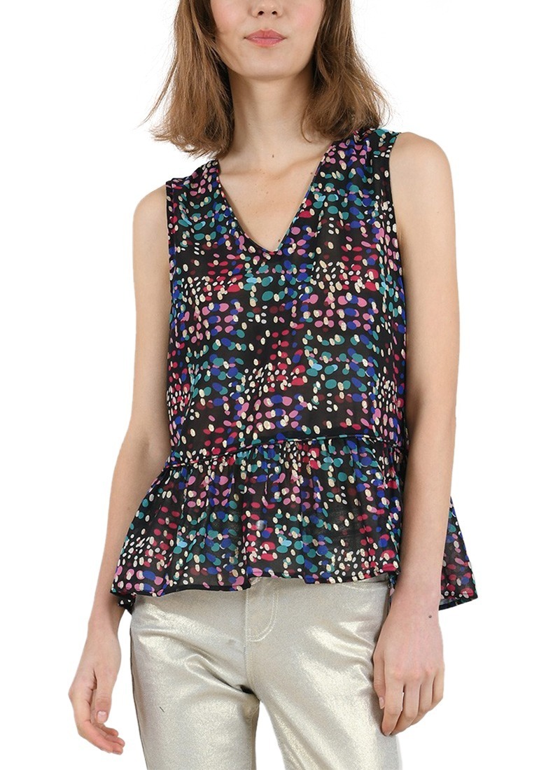 Molly Bracken PRINTED VEIL TOP | Buy Online at Mode.co.nz
