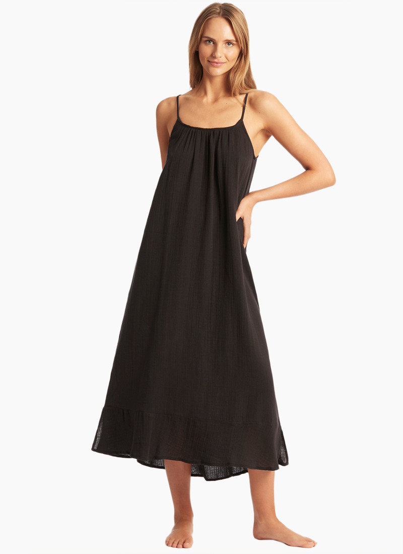 Sea Level Sunset Sundress Black | Shop Sea Level Online