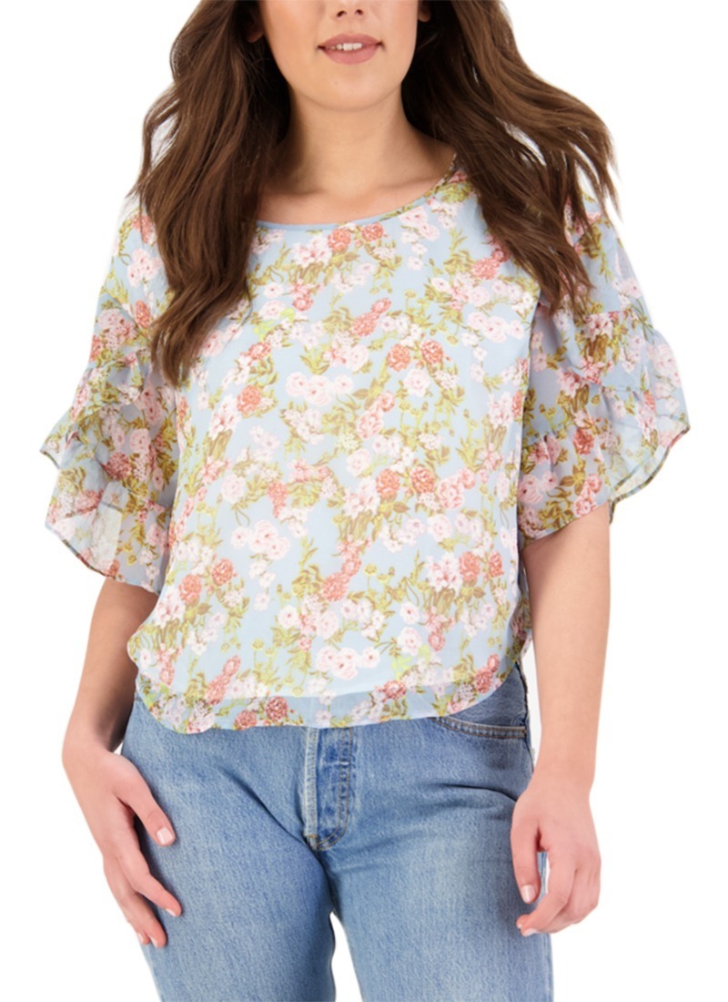 Tuesday Label Harriet Top - Blue | Buy Online at Mode.co.nz