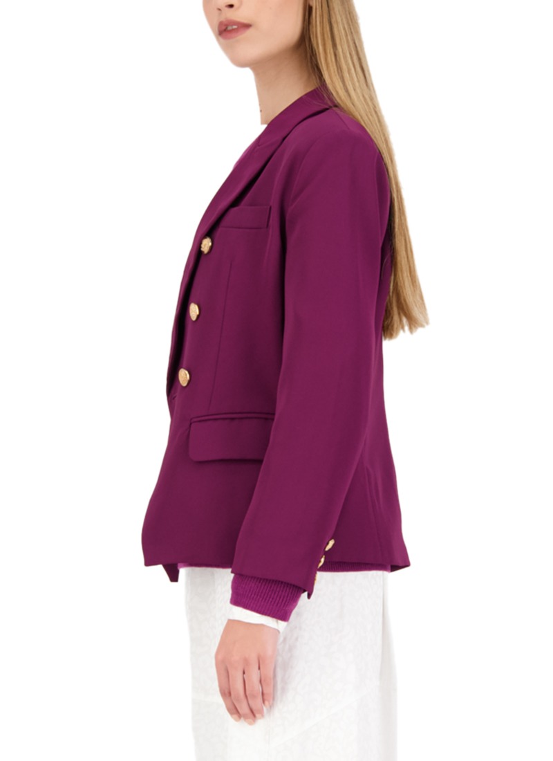 Tuesday Label Nina Blazer - Wine | Buy Online at Mode.co.nz