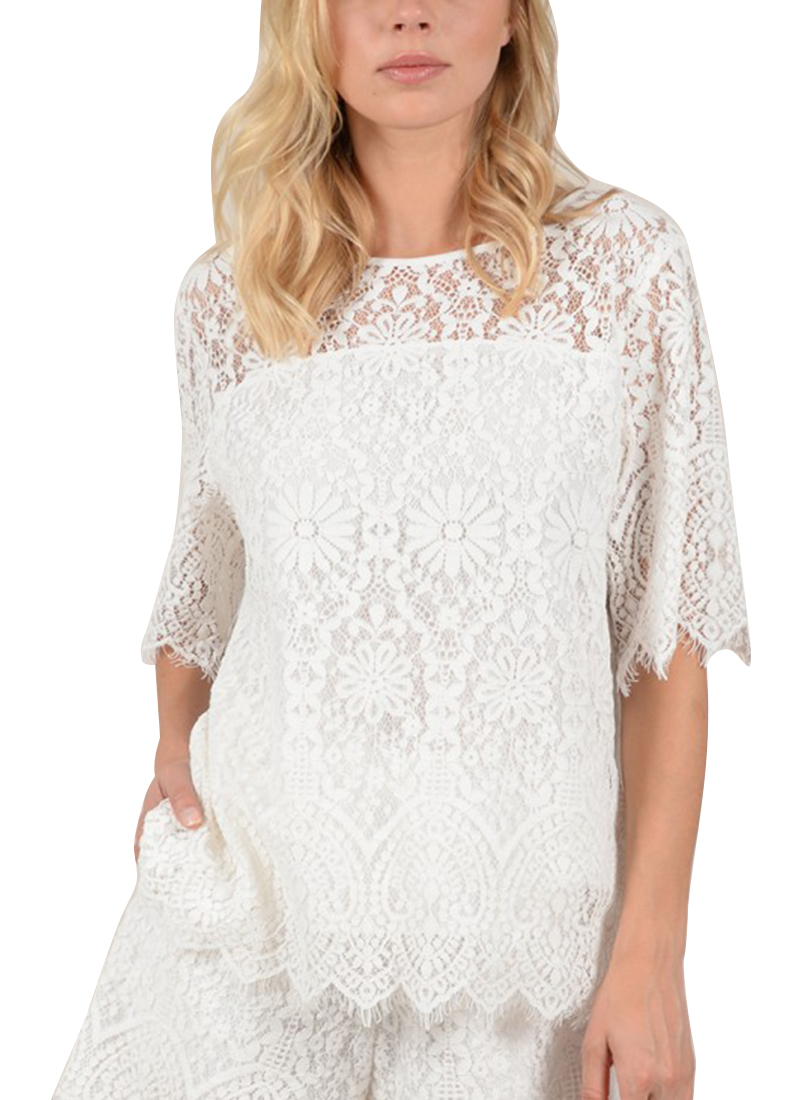 Molly Bracken Wide Lace Top | Buy Online at Mode.co.nz