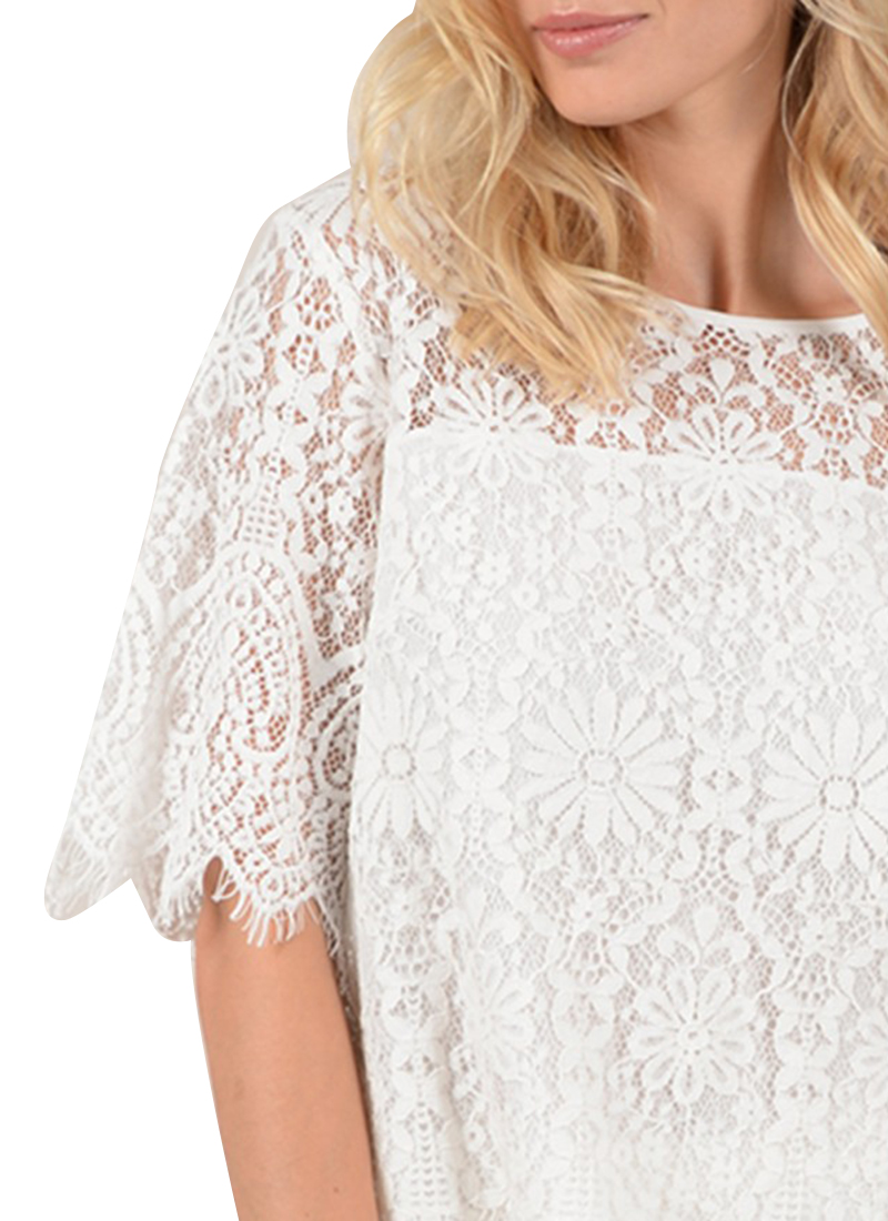 Molly Bracken Wide Lace Top | Buy Online at Mode.co.nz