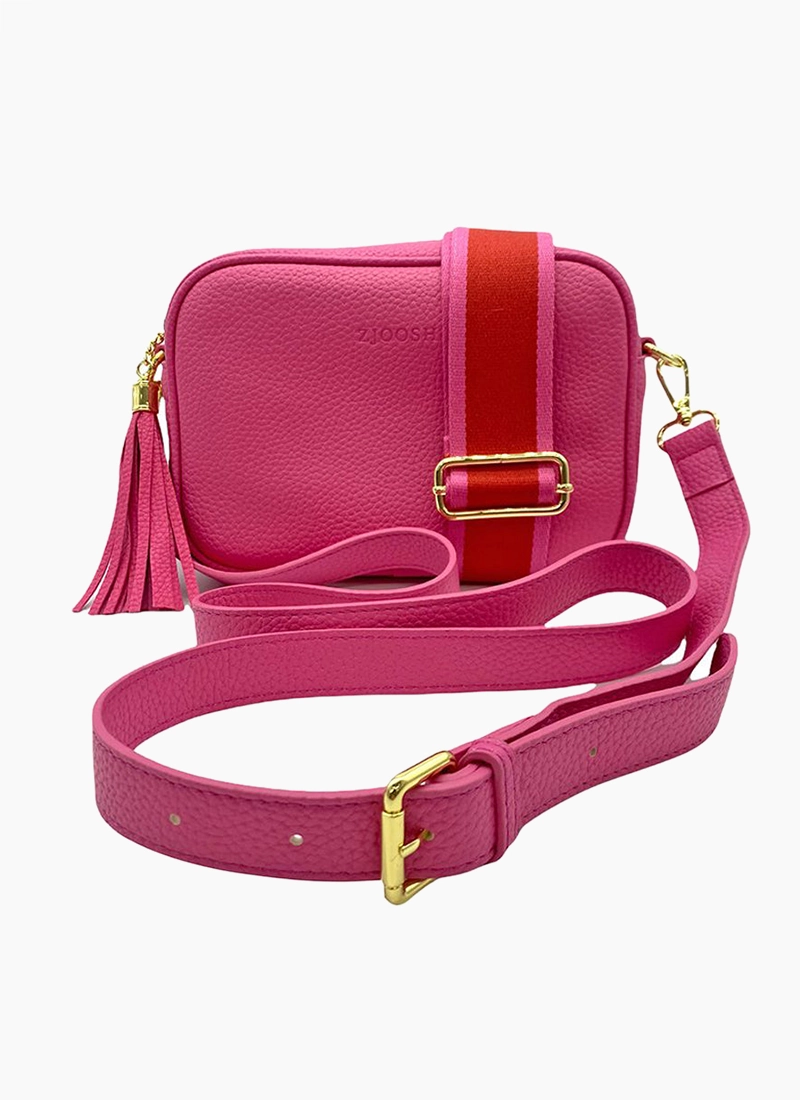Zjoosh Ruby Sports Cross Body Bag - Bright Pink | Shop Zjoosh Online