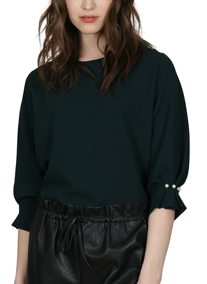 Molly Bracken PEARL DETAIL BLOUSE | Buy Online at Mode.co.nz