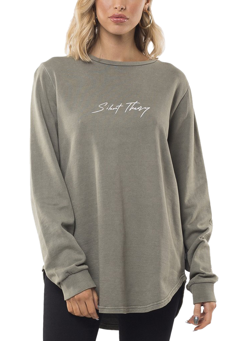Silent Theory Obstructed Crew | Buy Online at Mode.co.nz